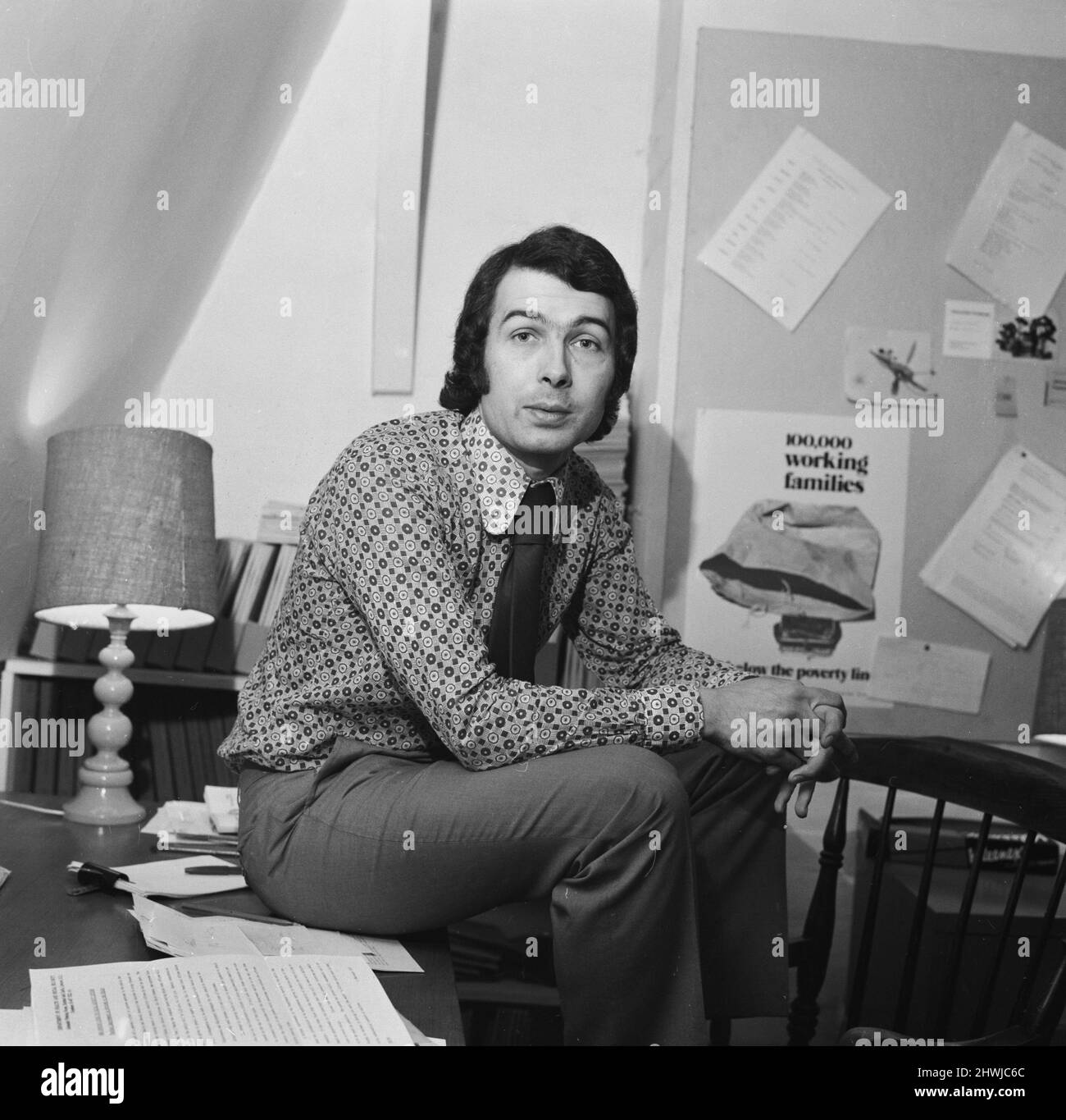 Frank Field, Labour Member of Parliament for Birkenhead, photographed ...