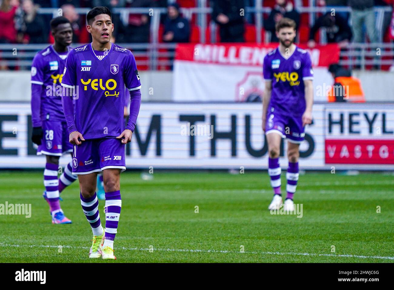 ANTWERPEN, BELGIUM - MARCH 6: Ramiro Vaca of K. Beerschot V.A. during ...