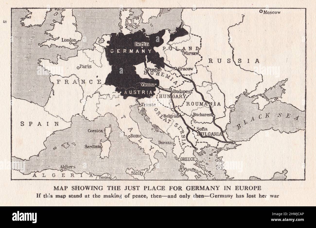 Map of germany 1914 hi-res stock photography and images - Alamy