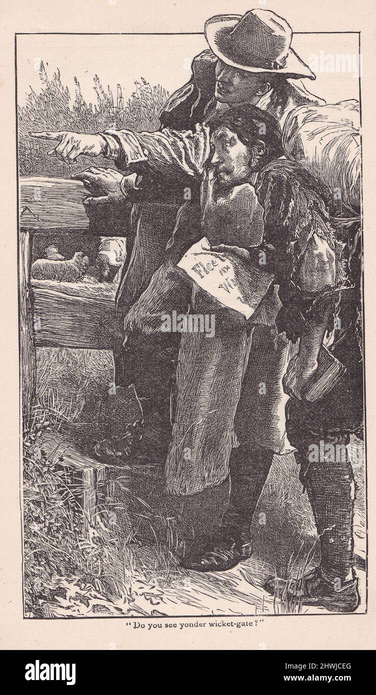 Vintage illustration from the book Bunyan's Pilgrim's Progress - Did ...