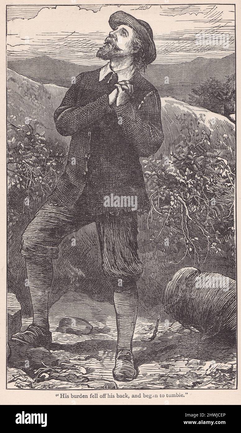 Vintage illustration from the book Bunyan's Pilgrim's Progress - His ...