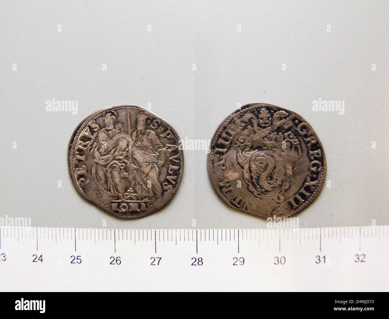 Popes coin hi-res stock photography and images - Alamy