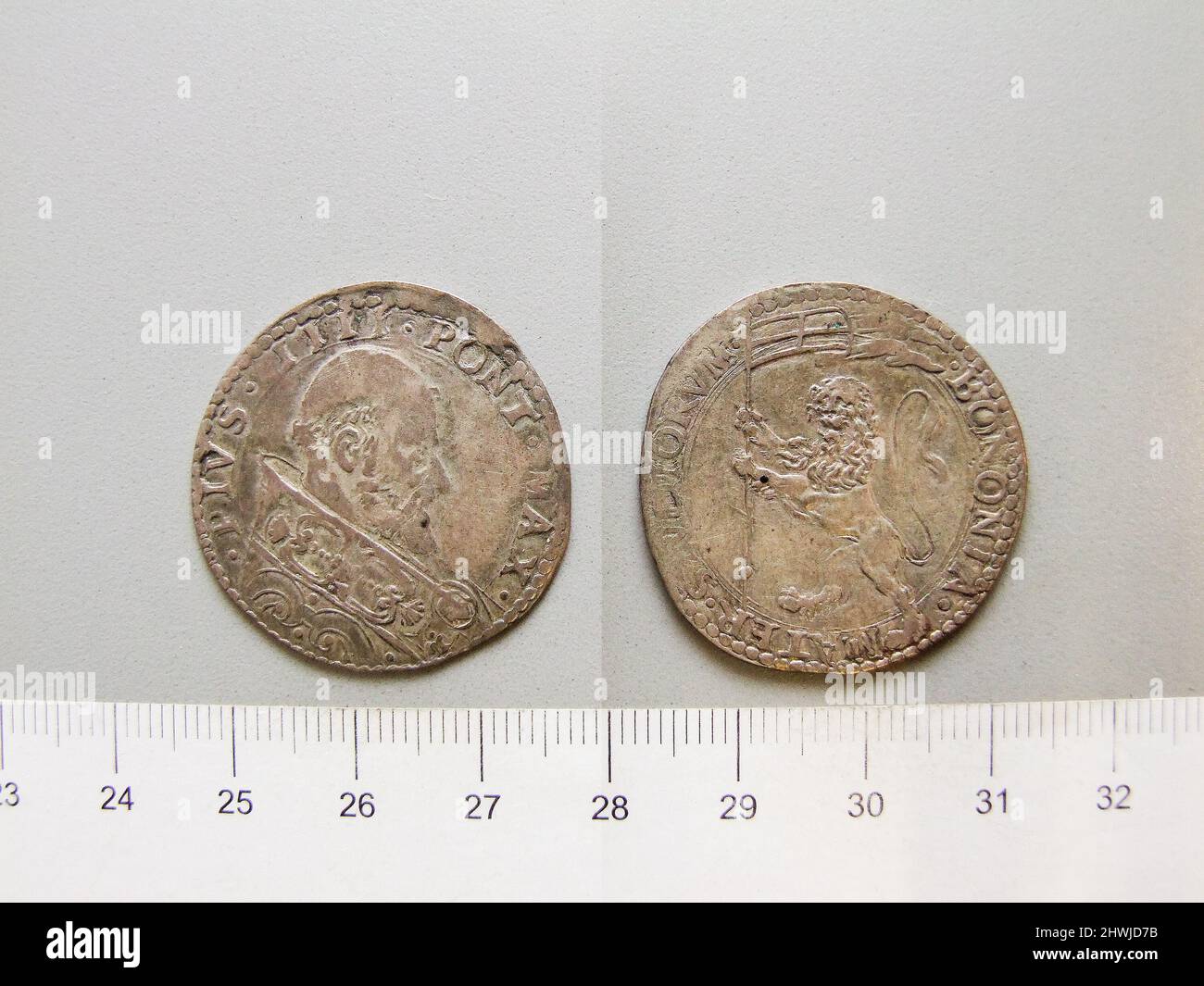 Giulio of Pope Pius IV from Bologna. Ruler: Pope Pius IV, Italian, 1499 ...