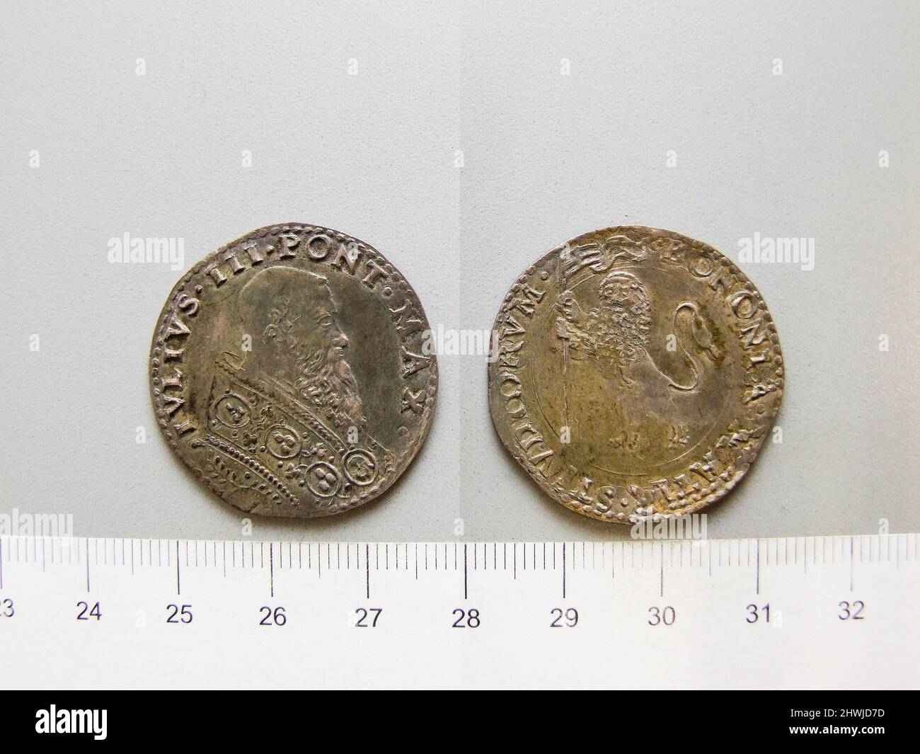 Bianco of Pope Julius III from Bologna. Ruler: Pope Julius III, Italian ...