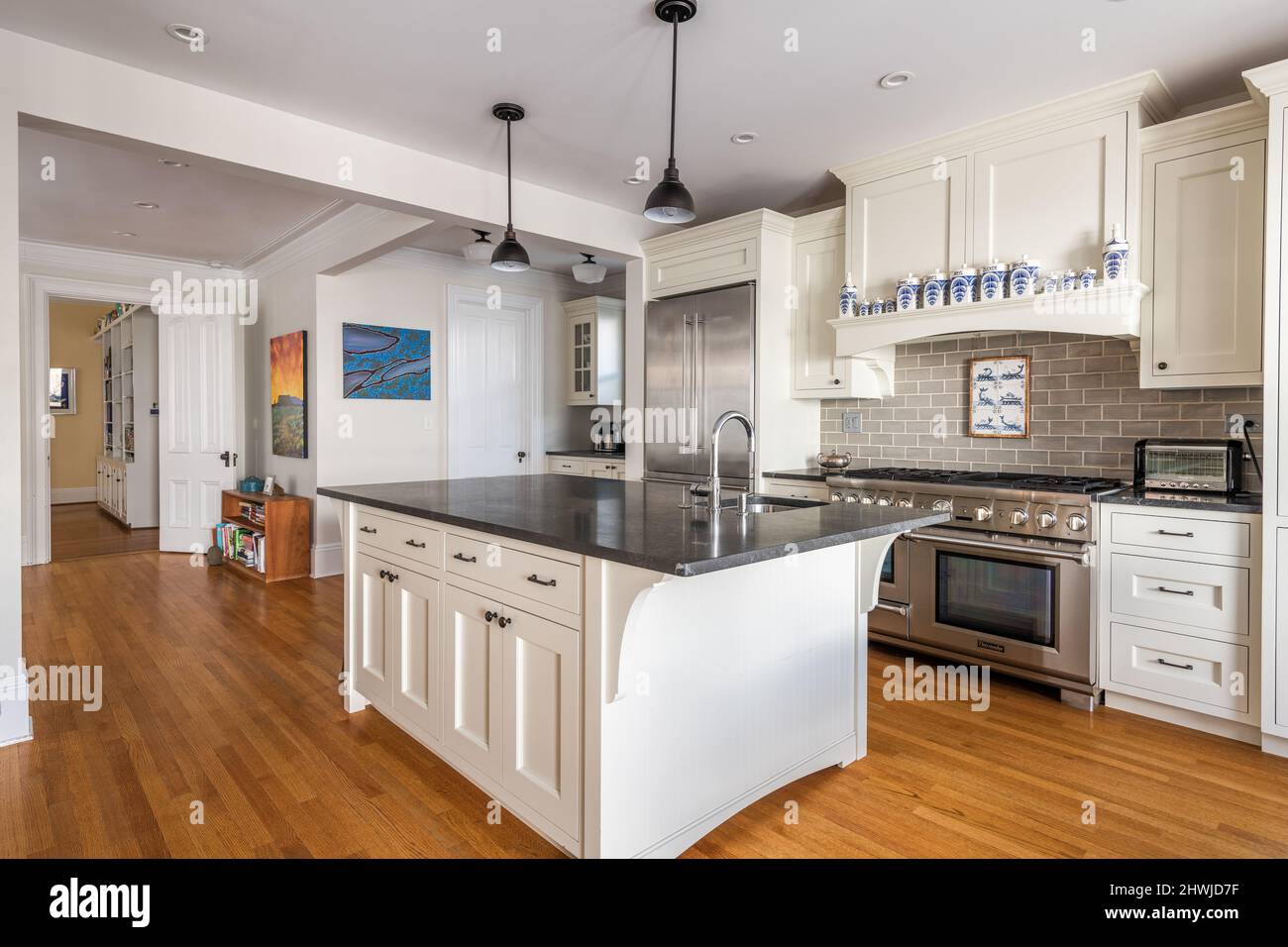 Residential Interior - Kitchen Stock Photo - Alamy