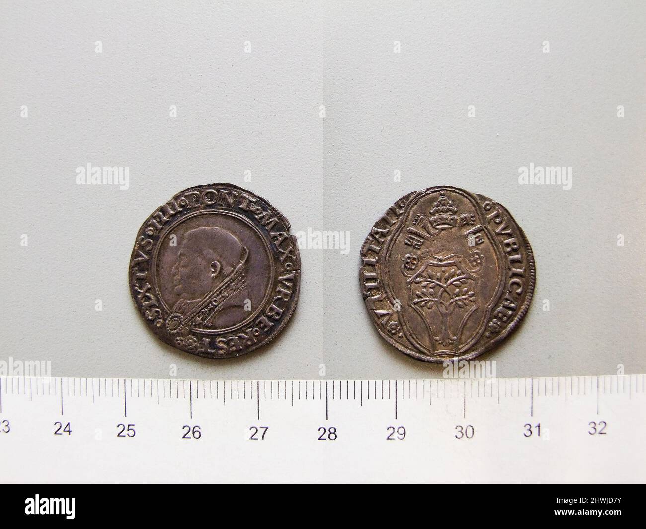 Grosso of Pope Sixtus IV from Rome. Ruler: Pope Sixtus IV Mint: Rome ...