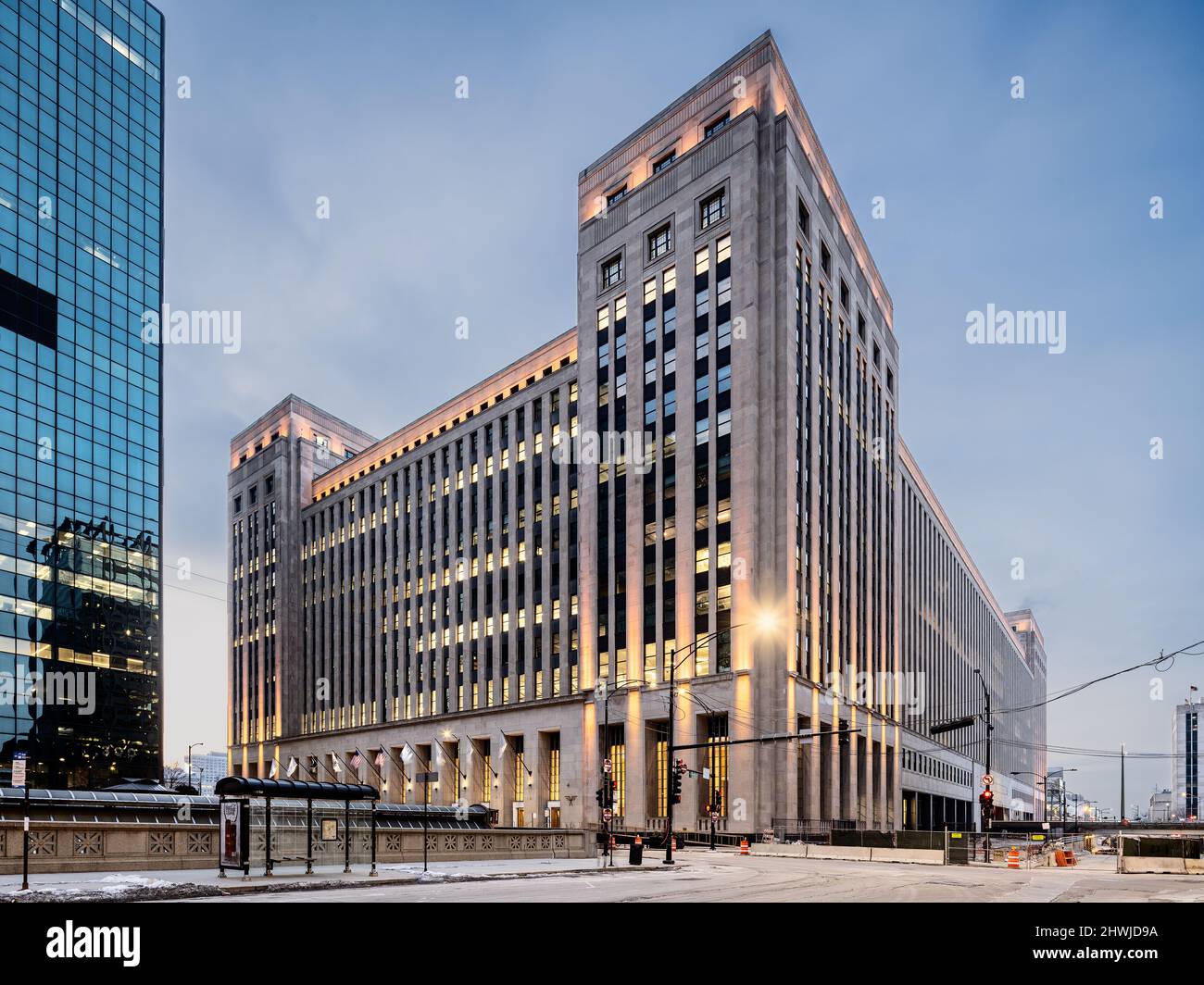 Chicago central post office hi-res stock photography and images - Alamy