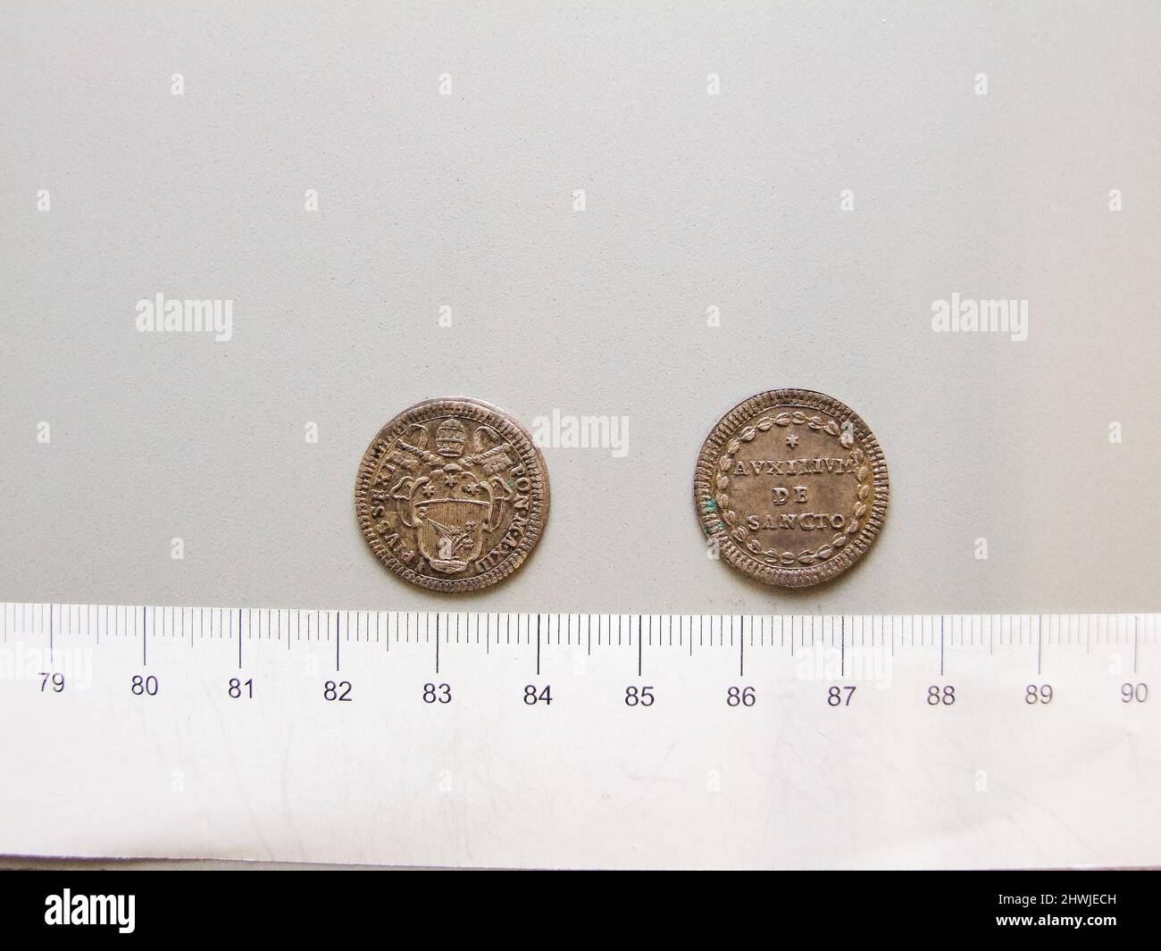 Grosso of Unknown ; Tommaso Mercandetti; Pope Pius VI from Rome. Artist ...