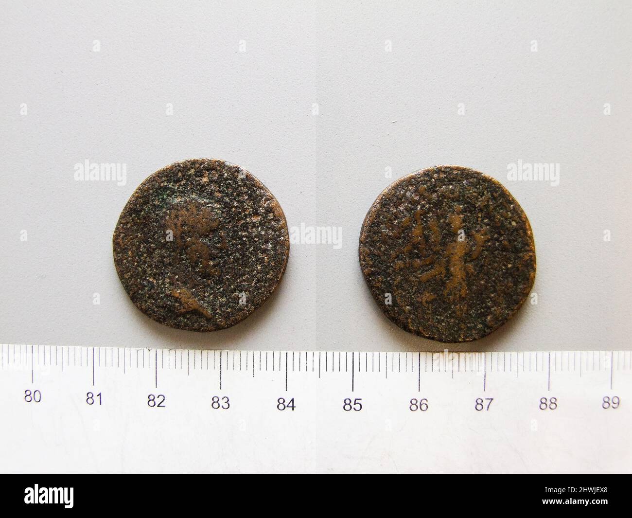 Coin of Trajan Decius, Emperor of Rome from Rhesaena. Ruler: Trajan ...