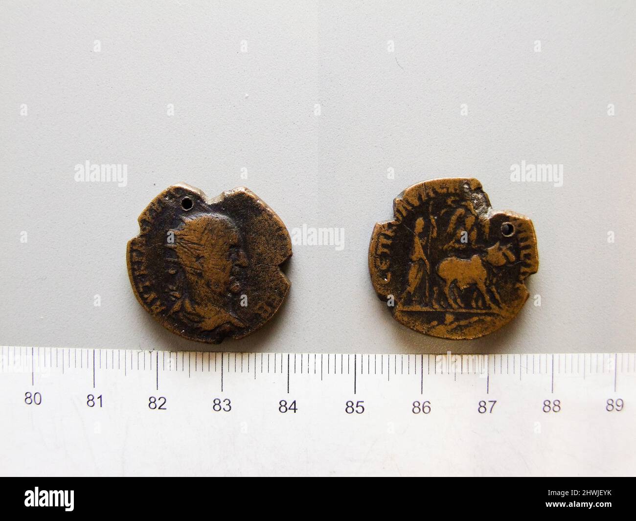 Coin of Trajan Decius, Emperor of Rome from Rhesaena. Ruler: Trajan ...