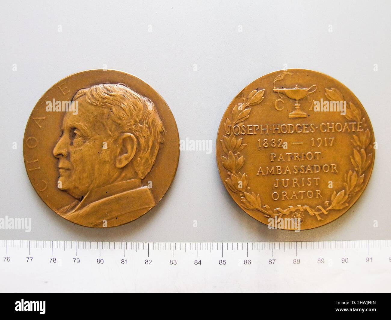 The Choate Medal. Subject: Joseph Hodges Choate, American, born ...