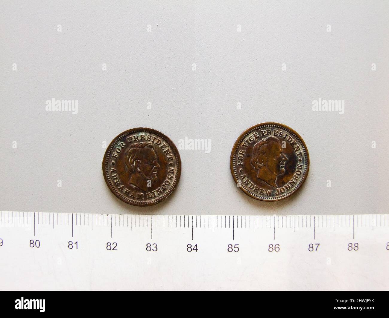 The Lincoln Campaign Medal. Subject: Abraham Lincoln, American, 1809 ...