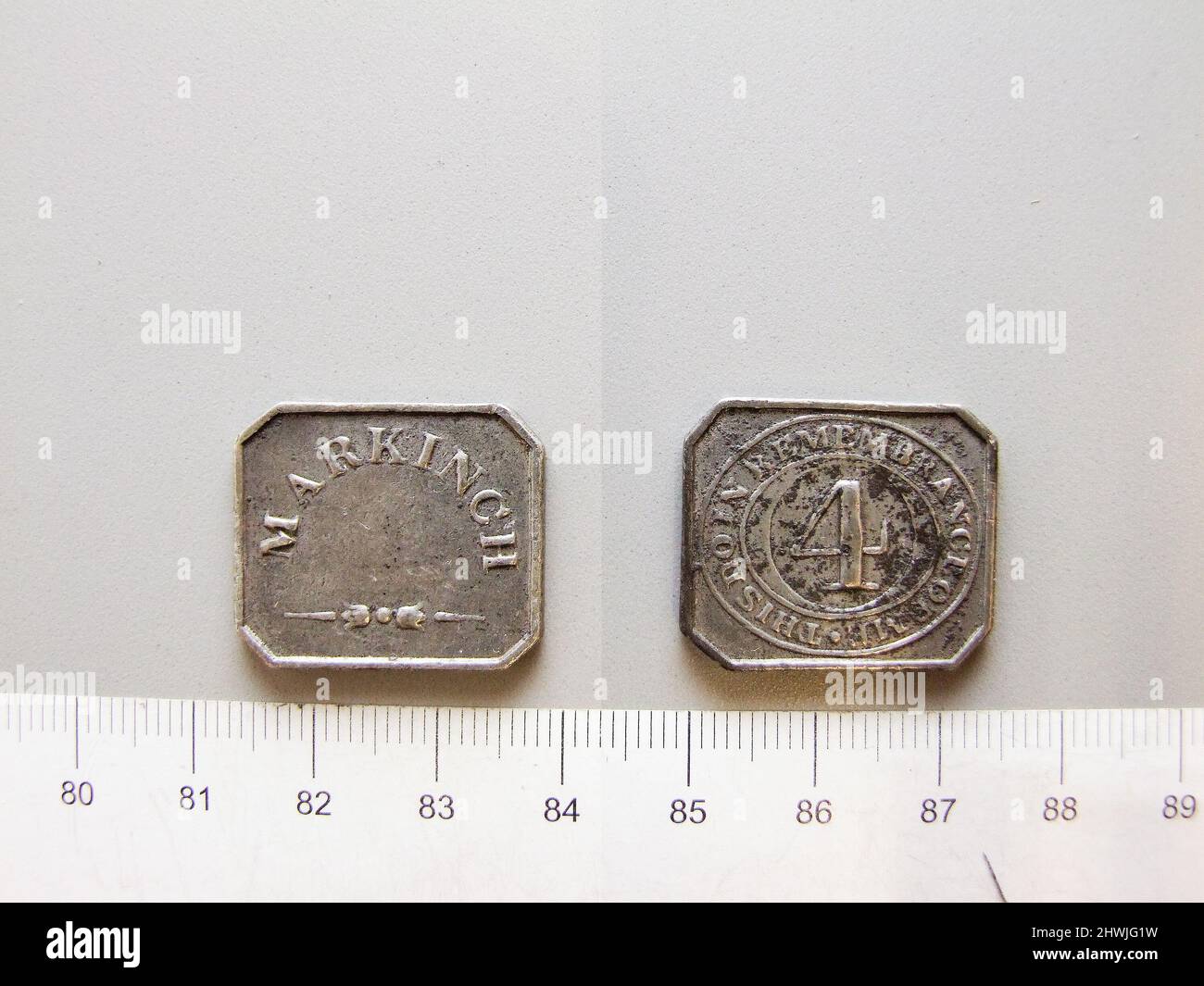 Communion Token. Artist: Unknown Stock Photo - Alamy