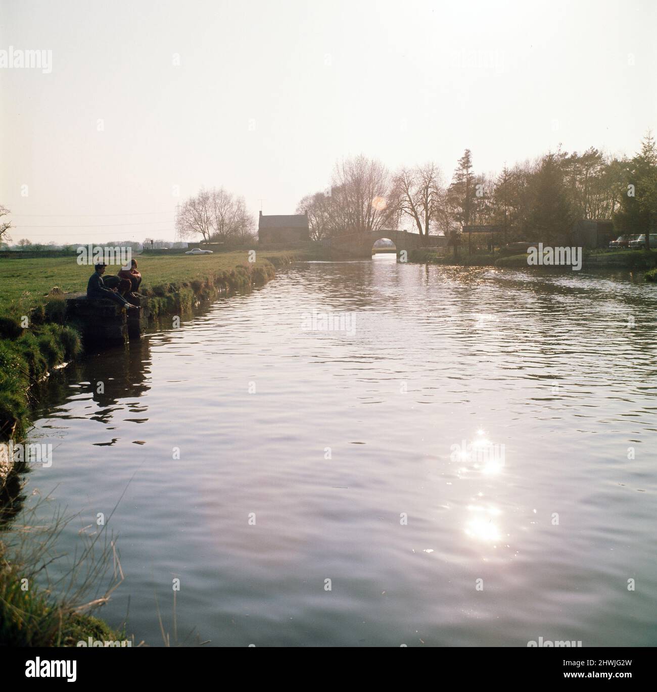 The River Thames at Radcot, Berkshire. 1973 Stock Photo - Alamy
