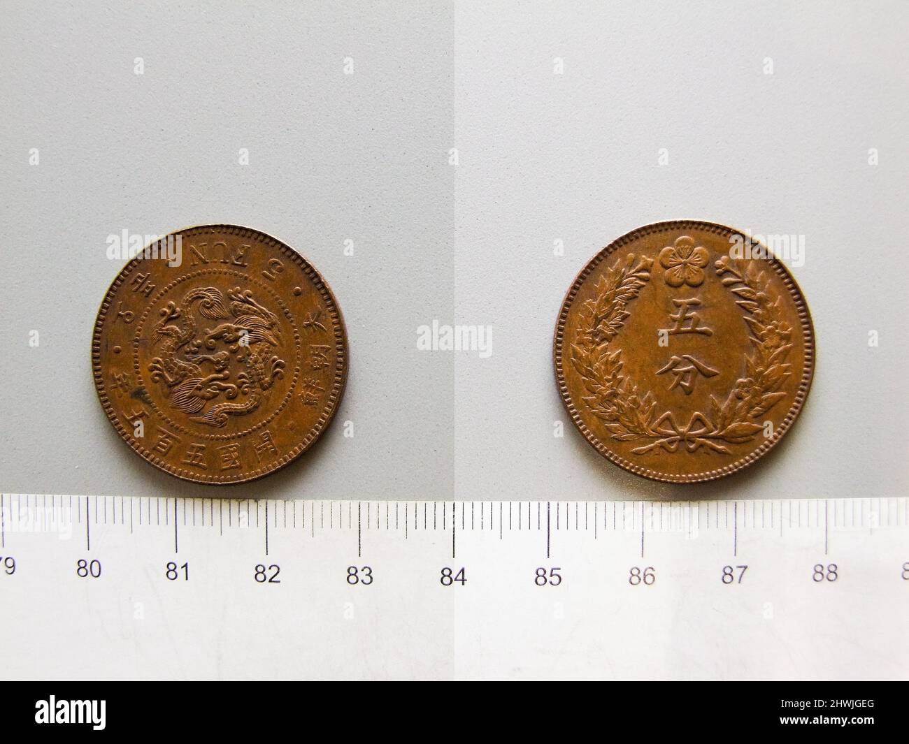 5 Fun of Kuangmu (Gojong) Hyong Yi from Hanyang (Seoul). Ruler: Kuangmu ...