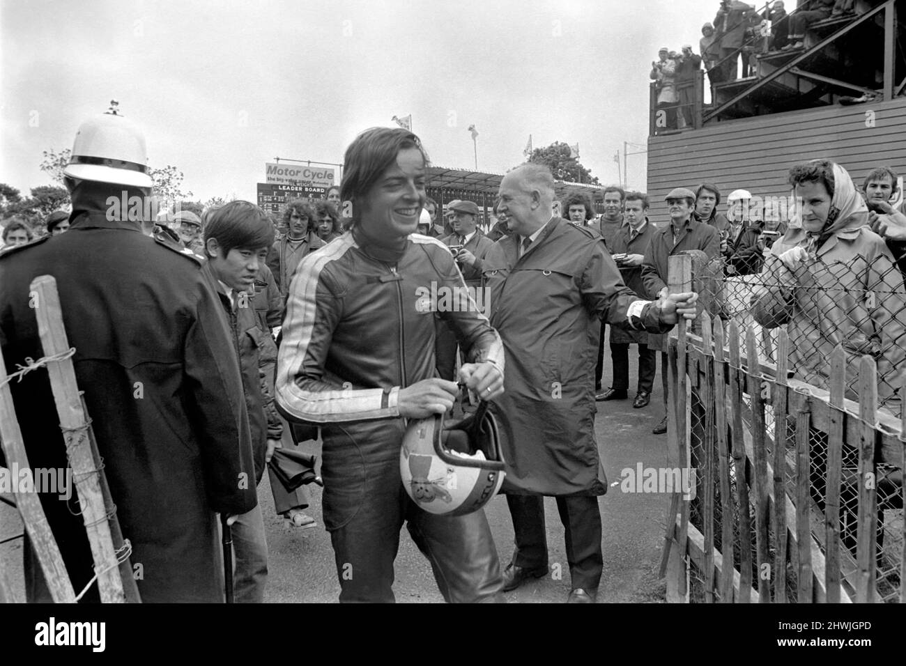 Action: Motorsport: Isle of man TT Races: Chas Mortimer, winner of the ...