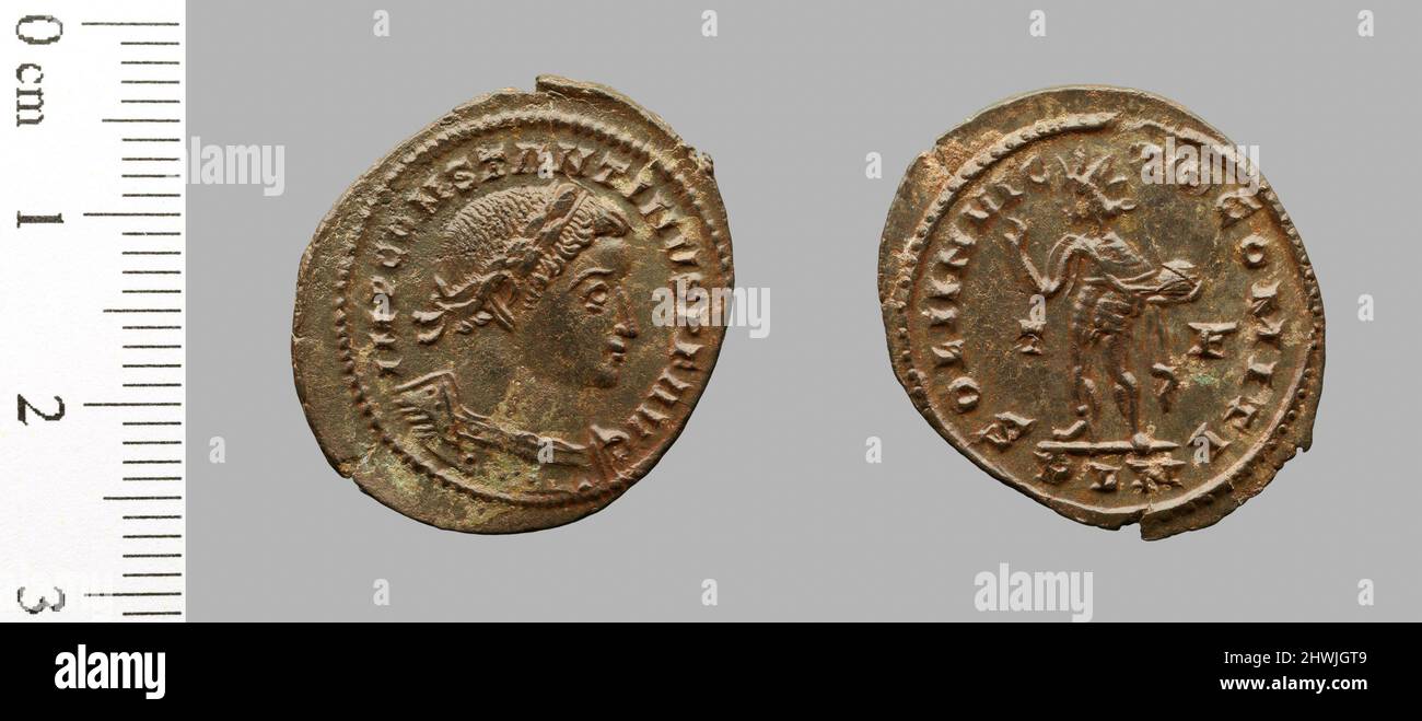 1 Nummus of Constantine I, Emperor of Rome from London. Ruler ...