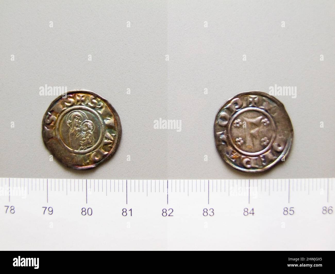 Grosso of Frederick I, Holy Roman Emperor from Pisa. Ruler: Frederick I ...