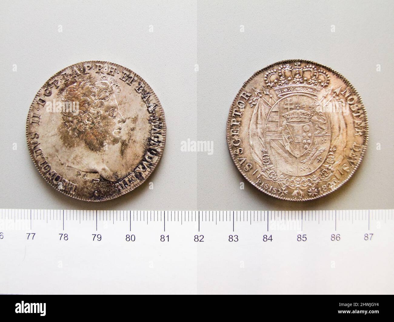 Francescone of Grand Duke Leopold II from Pisa. Ruler: Leopold II ...