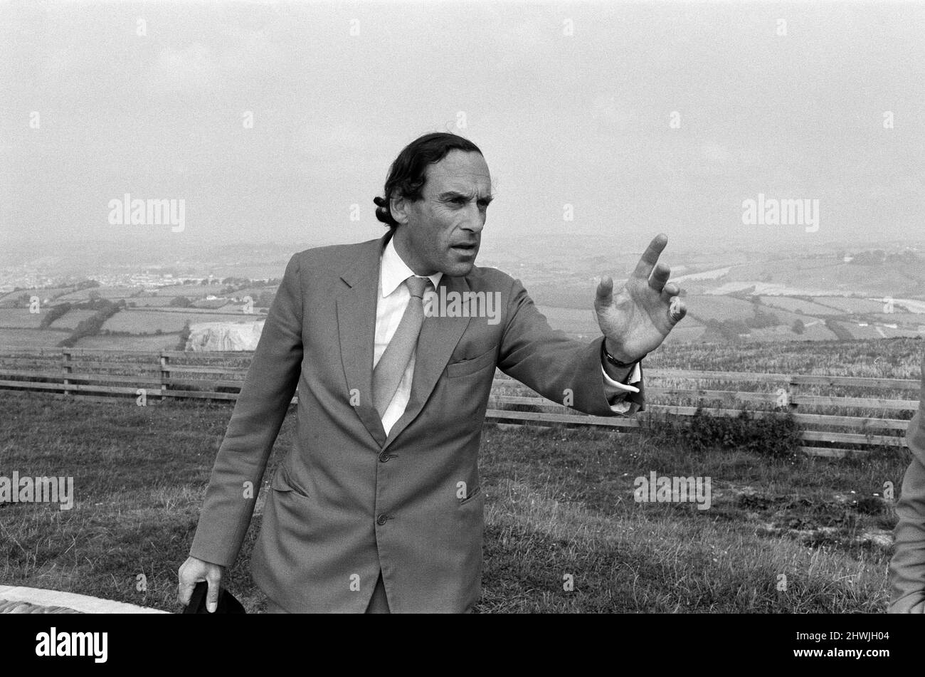 Jeremy Thorpe pictured outside, near Barnstaple. 12th September 1973 ...