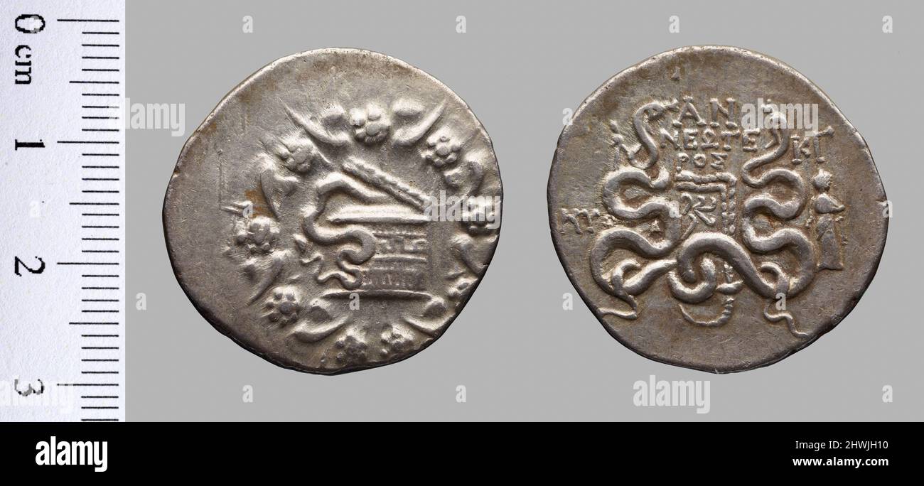 Cistophorus from Nysa. Mint: Nysa Artist: Unknown Stock Photo - Alamy