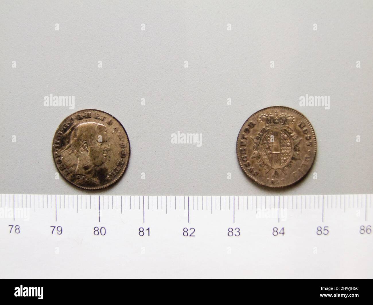 Mezzo Paolo of Grand Duke Leopold II from Tuscany. Ruler: Leopold II ...