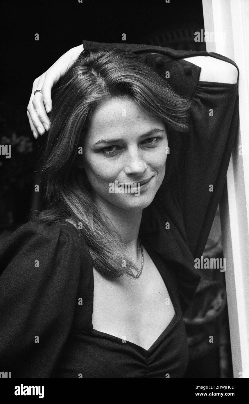 Actress Charlotte Rampling pictured at her London home. 4th January ...