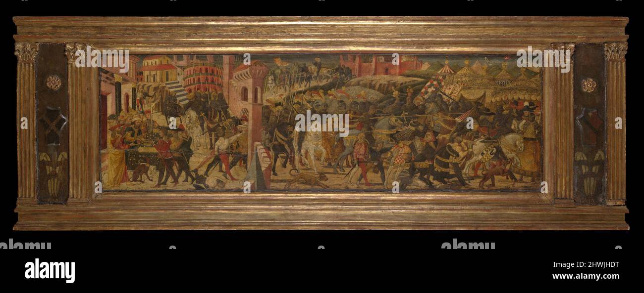 King Brennus of Gaul captures the city of Rome; Marcus Furius Camillus ...