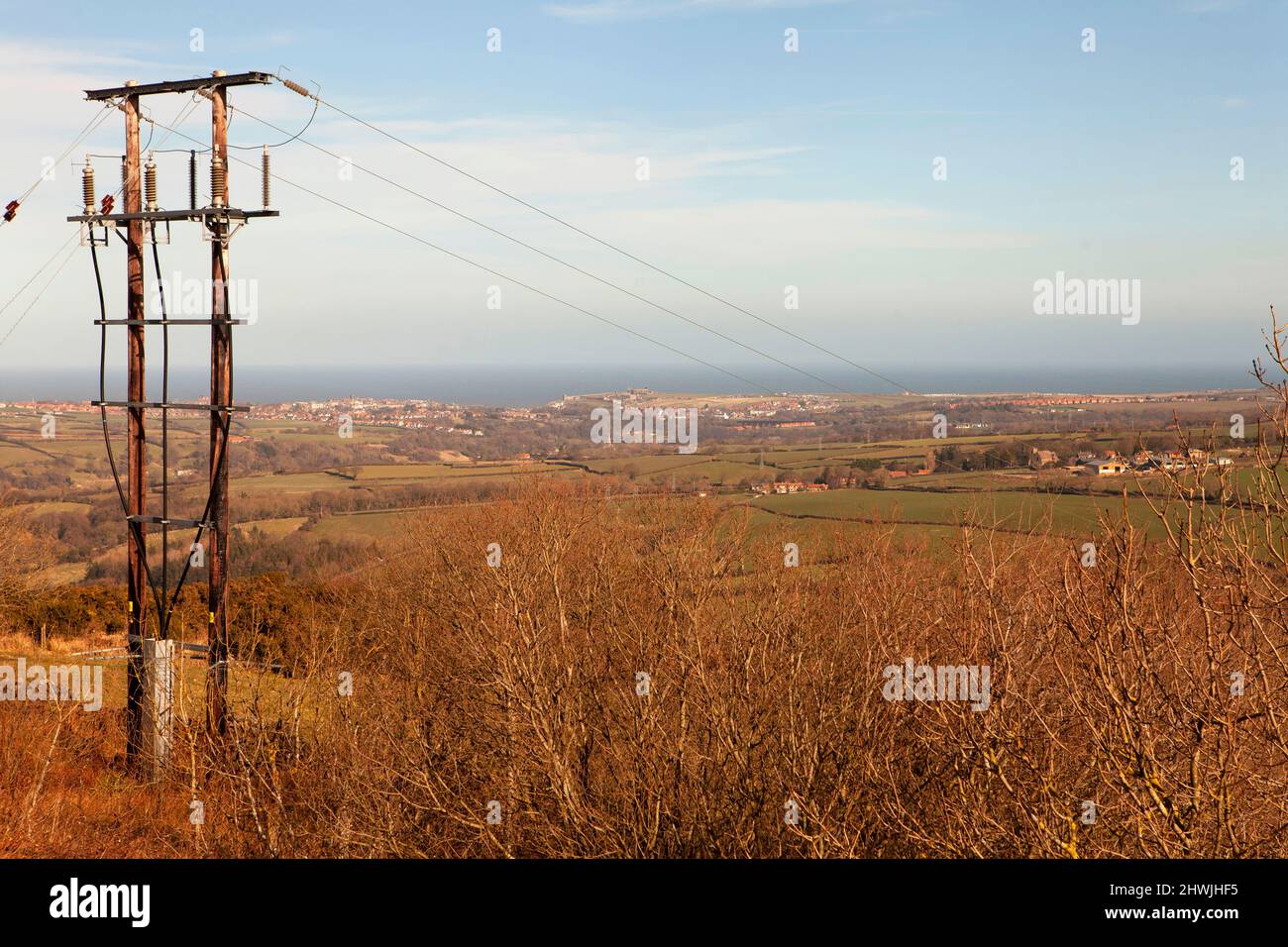Goathland countryside in the hearth of the North York Moors National ...