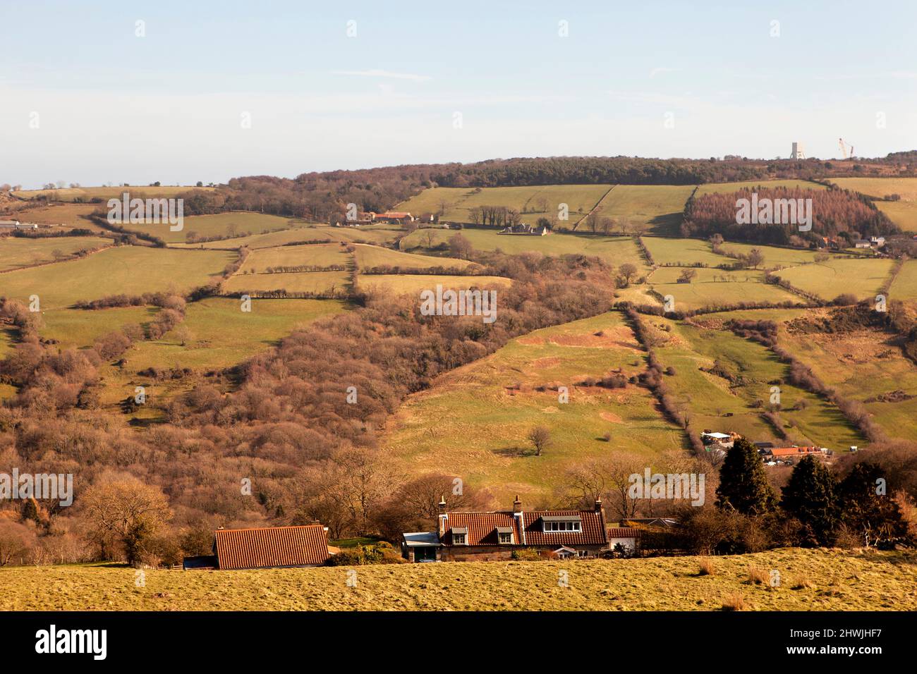 Goathland countryside in the hearth of the North York Moors National ...