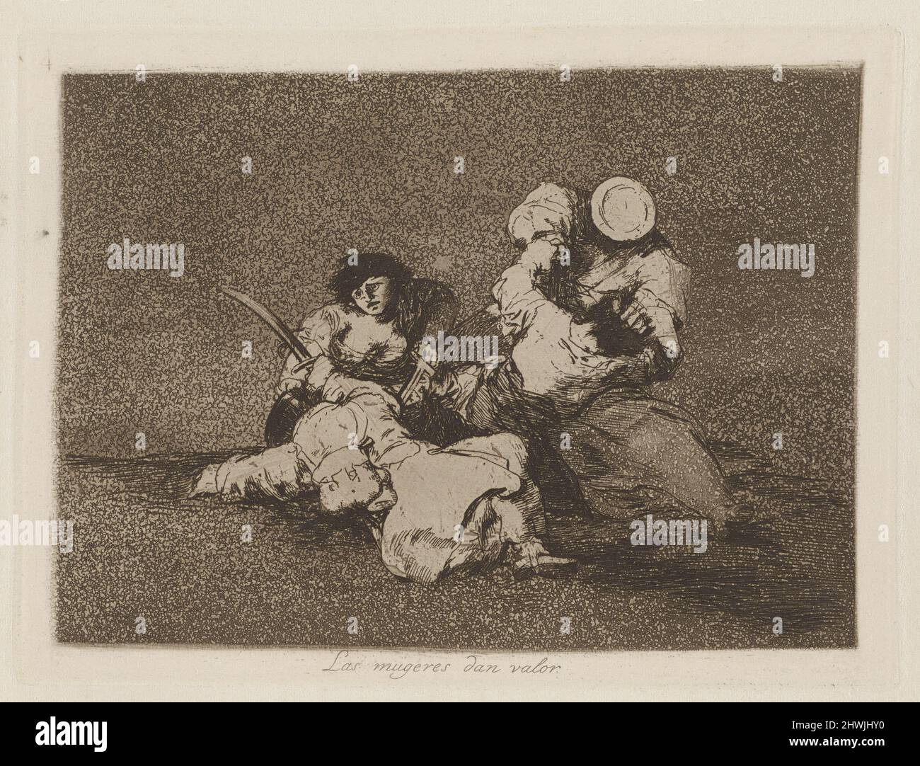 Las mugeres dan valor (The Women Give Courage), pl. 4 from the series ...