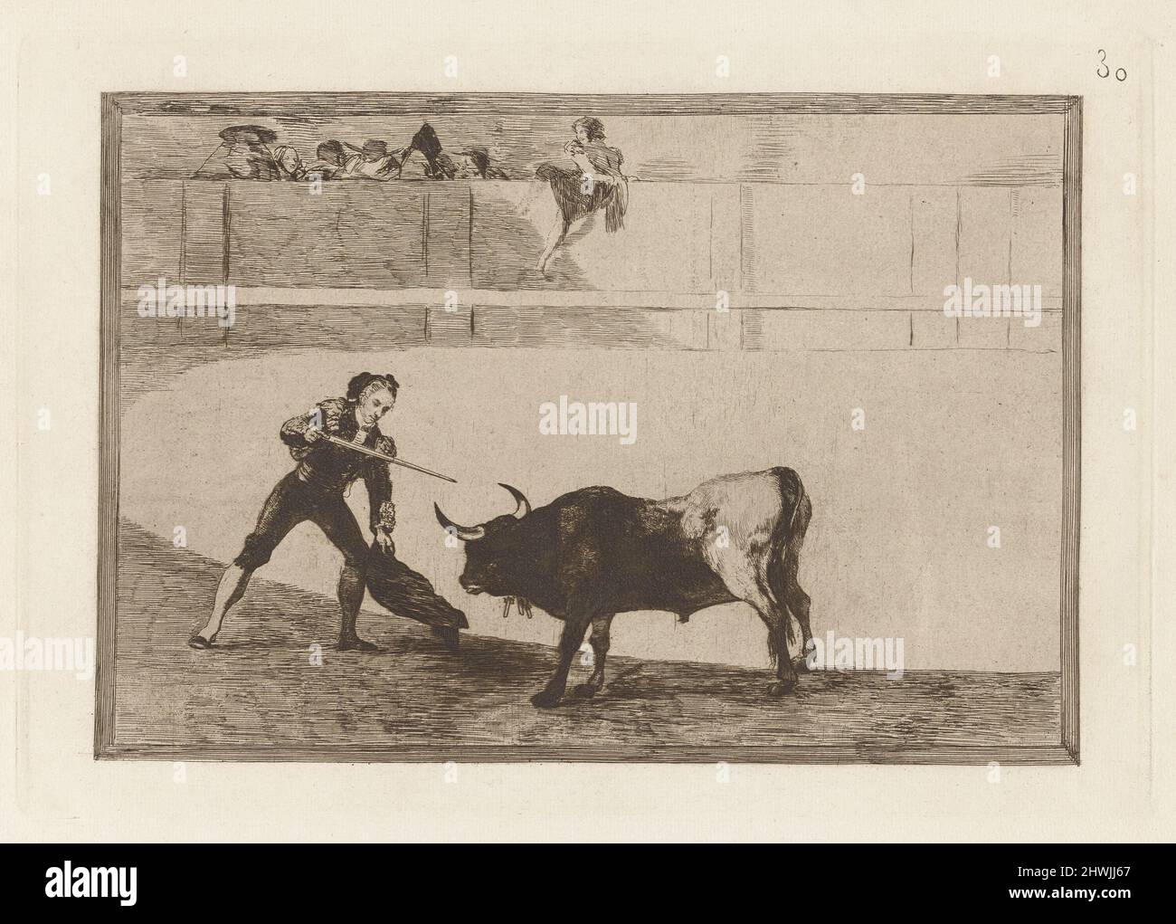 Pedro Romero matandó a toro parado (Pedro Romero Killing the Halted ...