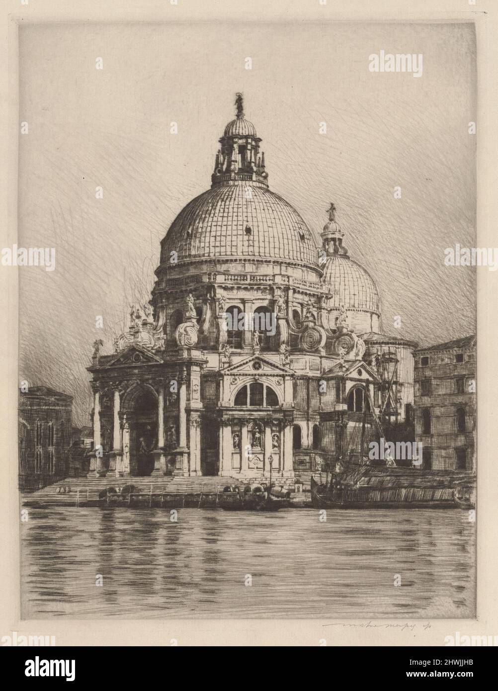 Santa Maria della Salute (2). Artist: Mortimer Menpes, British, 1855 ...