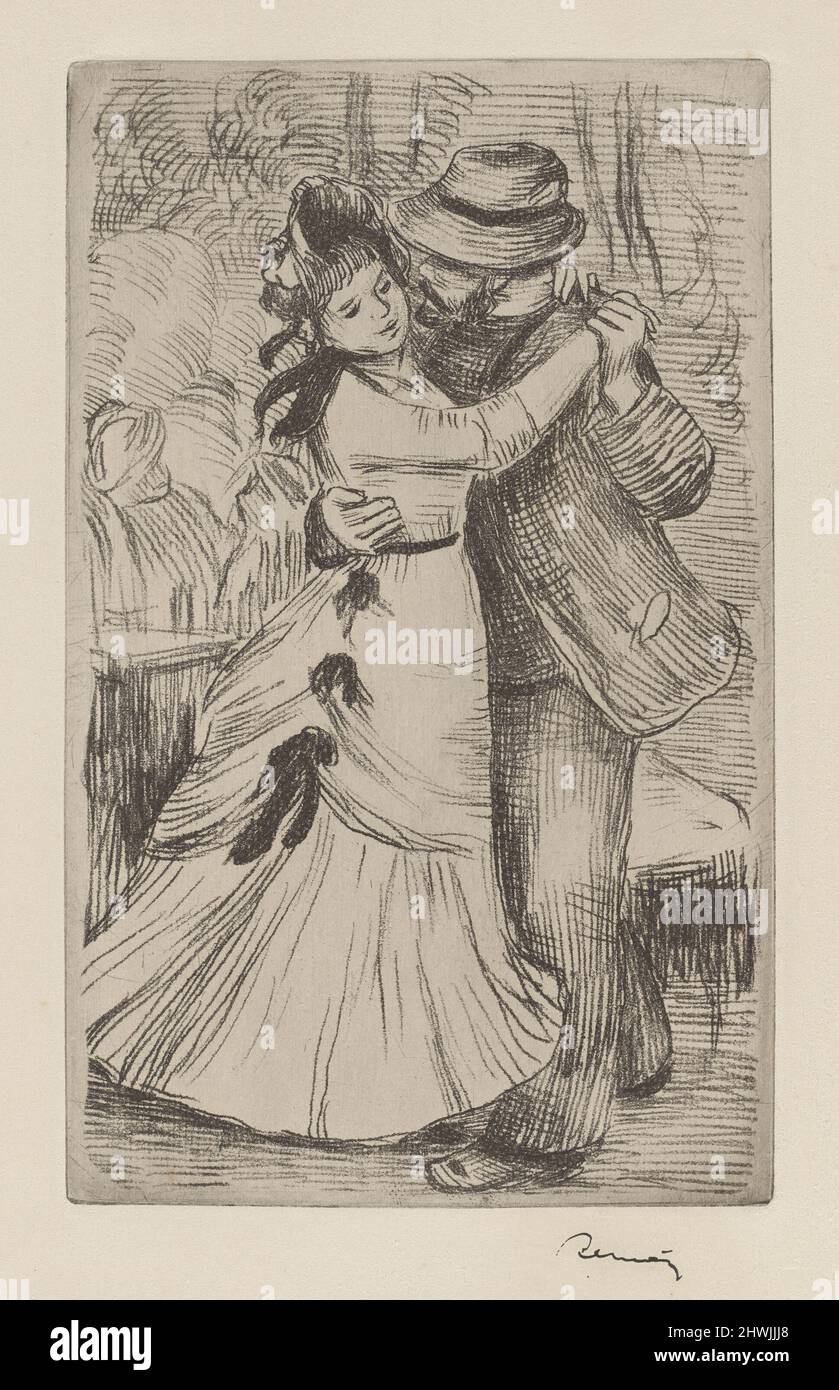 The Country Dance. Artist: Pierre-Auguste Renoir, French, 1841–1919 ...