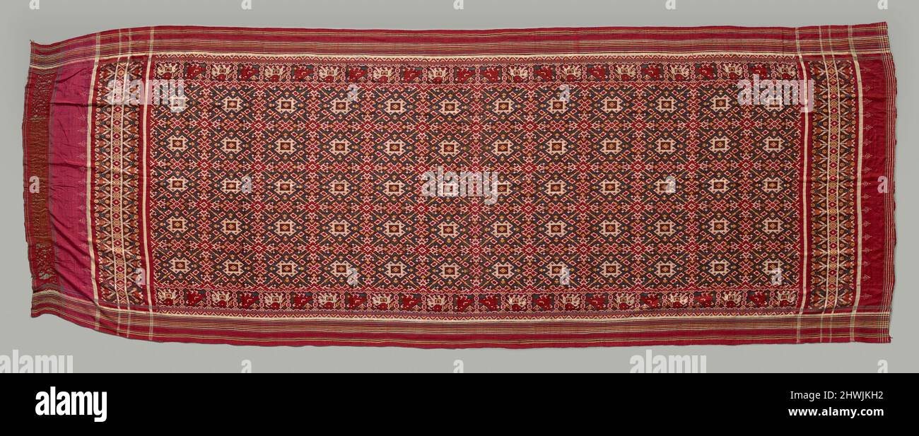 Indian Trade Cloth (Patolu Stock Photo - Alamy
