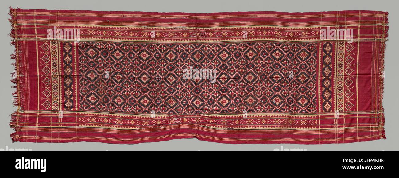 Indian Trade Cloth (Patolu Stock Photo - Alamy