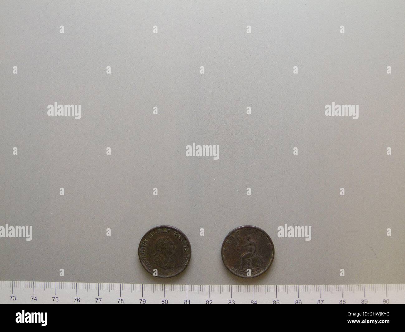 1 Farthing of Elizabeth II, Queen of Great Britain from Board of ...