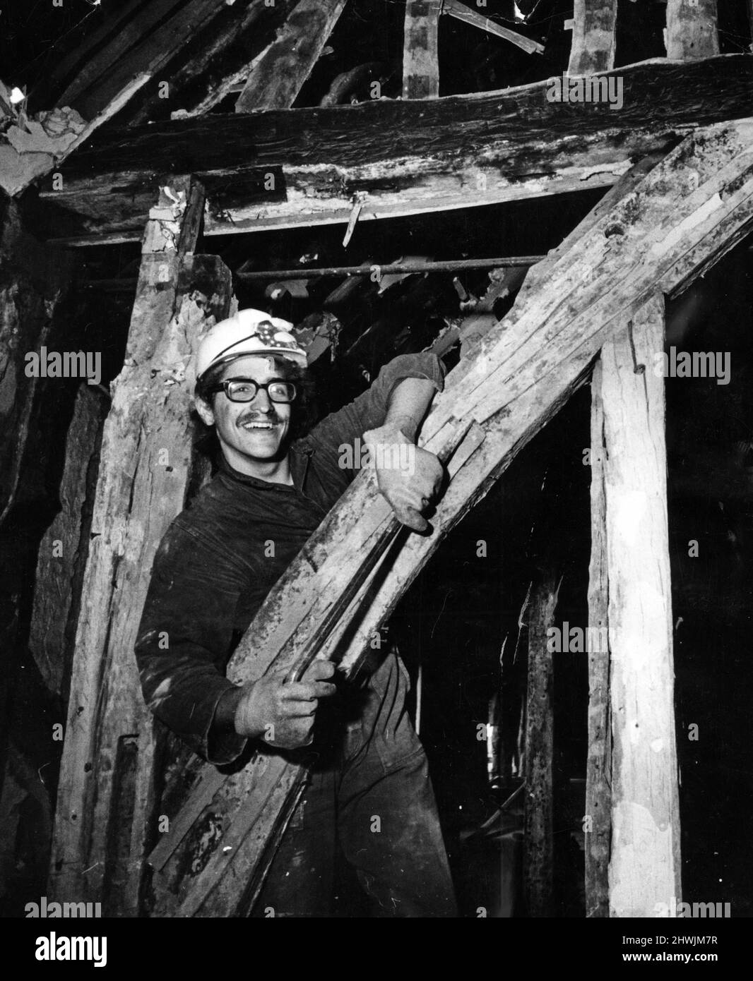 Tom Mark, an American student from Brown's University, New York ...