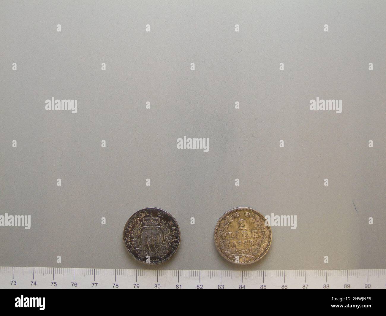 1 Lira from San Marino. Mint: San Marino, Italy Artist: Filippo ...