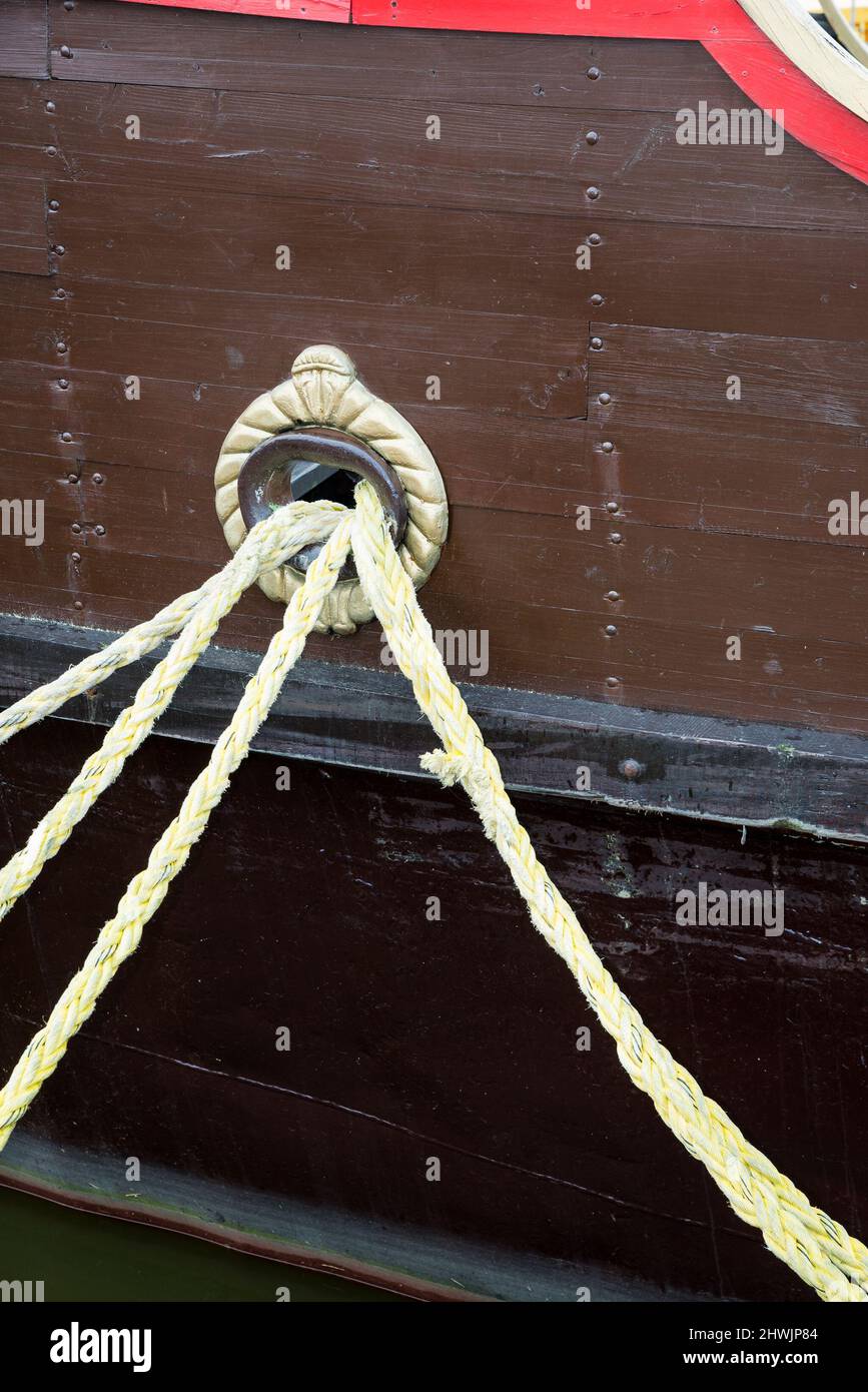 Boat, Łeba, Poland Stock Photo - Alamy