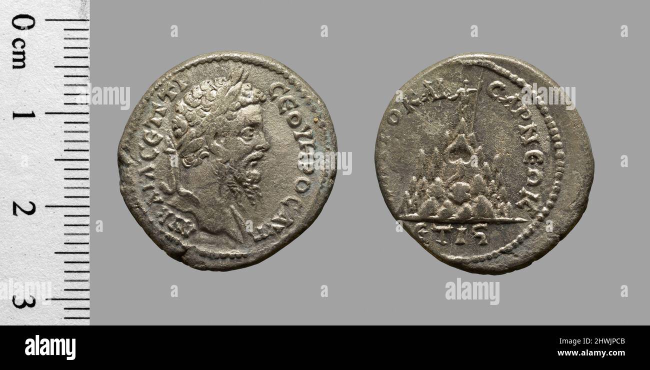 Tridrachm of Septimius Severus, Emperor of Rome from Caesareia ...