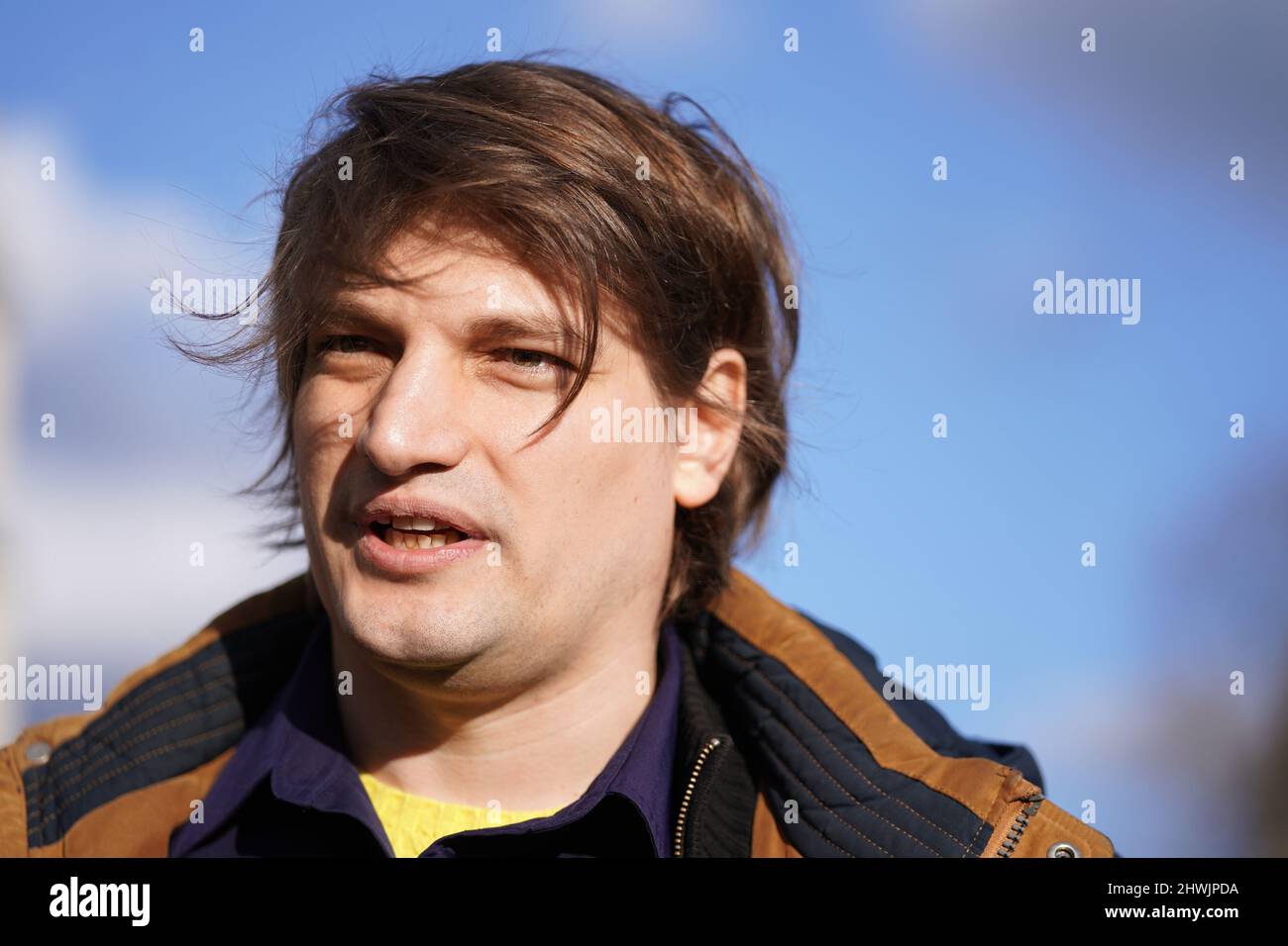 Russian British pianist Petr Limonov after conducting a Music for Peace ...