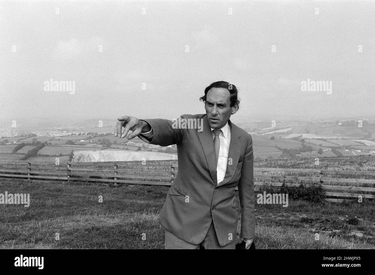Jeremy Thorpe pictured outside, near Barnstaple. 12th September 1973 ...