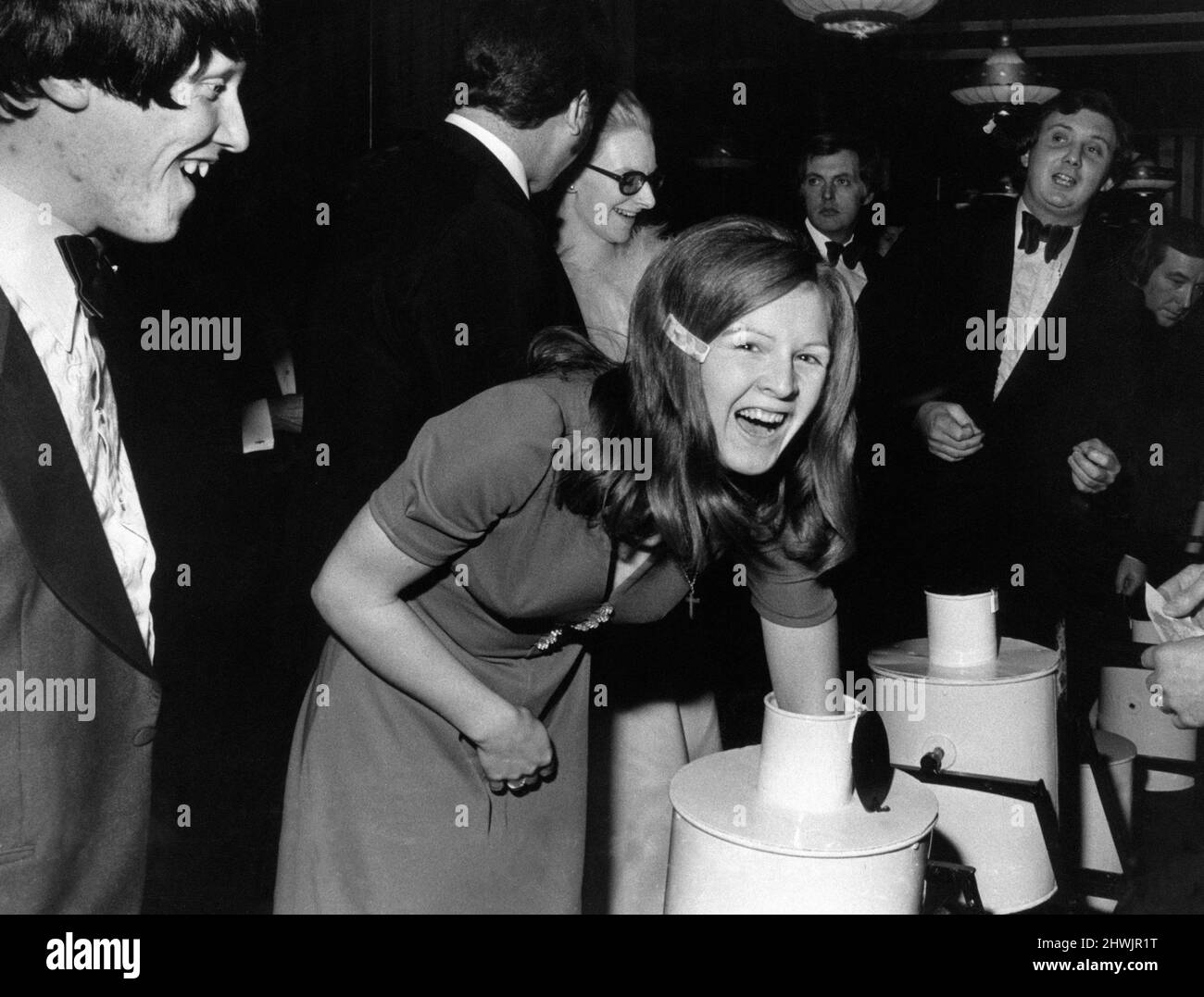 Birmingham Press Club Ball, 30th November 1973. Lucky dip at the ...