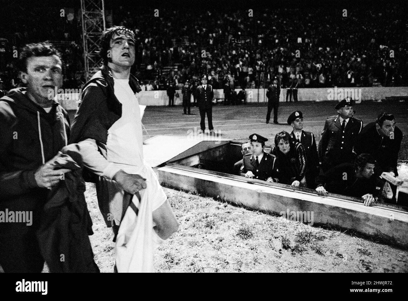 1973 European Cup Winners Cup Final at the Kaftanzoglio Stadium in ...