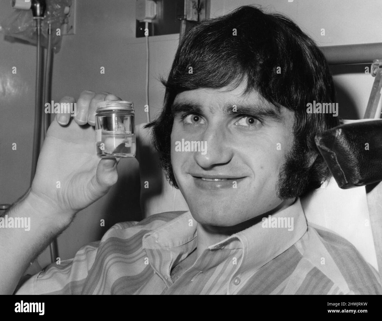 Larry Lloyd Liverpool centre halh recovering from the cartilage ...