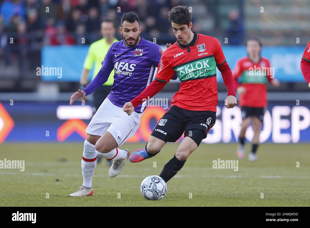 NIJMEGEN, 06-03-2022, Stadium de Goffert, football, Dutch Eredivisie ...