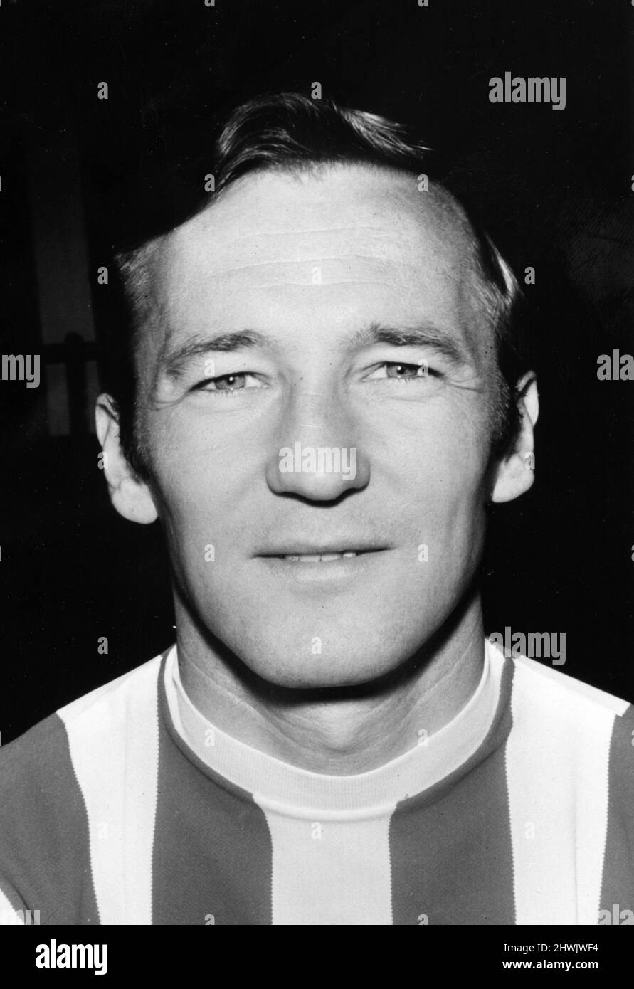 Peter Dobing Stoke City Football Player August 1972. *** Local Caption ...