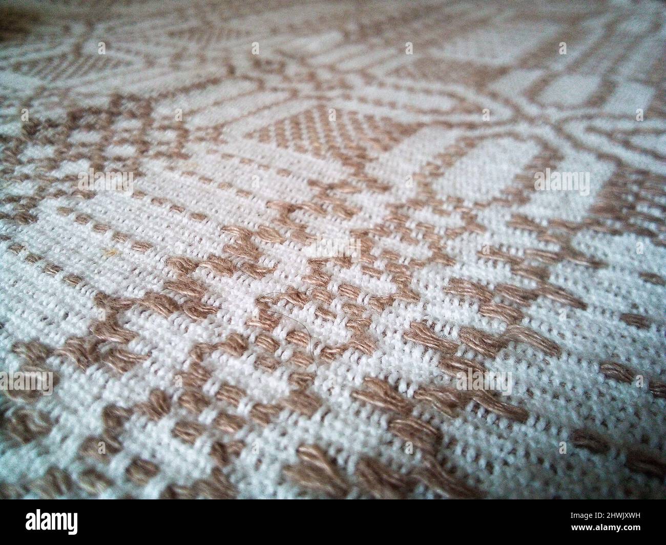 The pattern and texture of the carpet fabric on the floor Stock Photo ...
