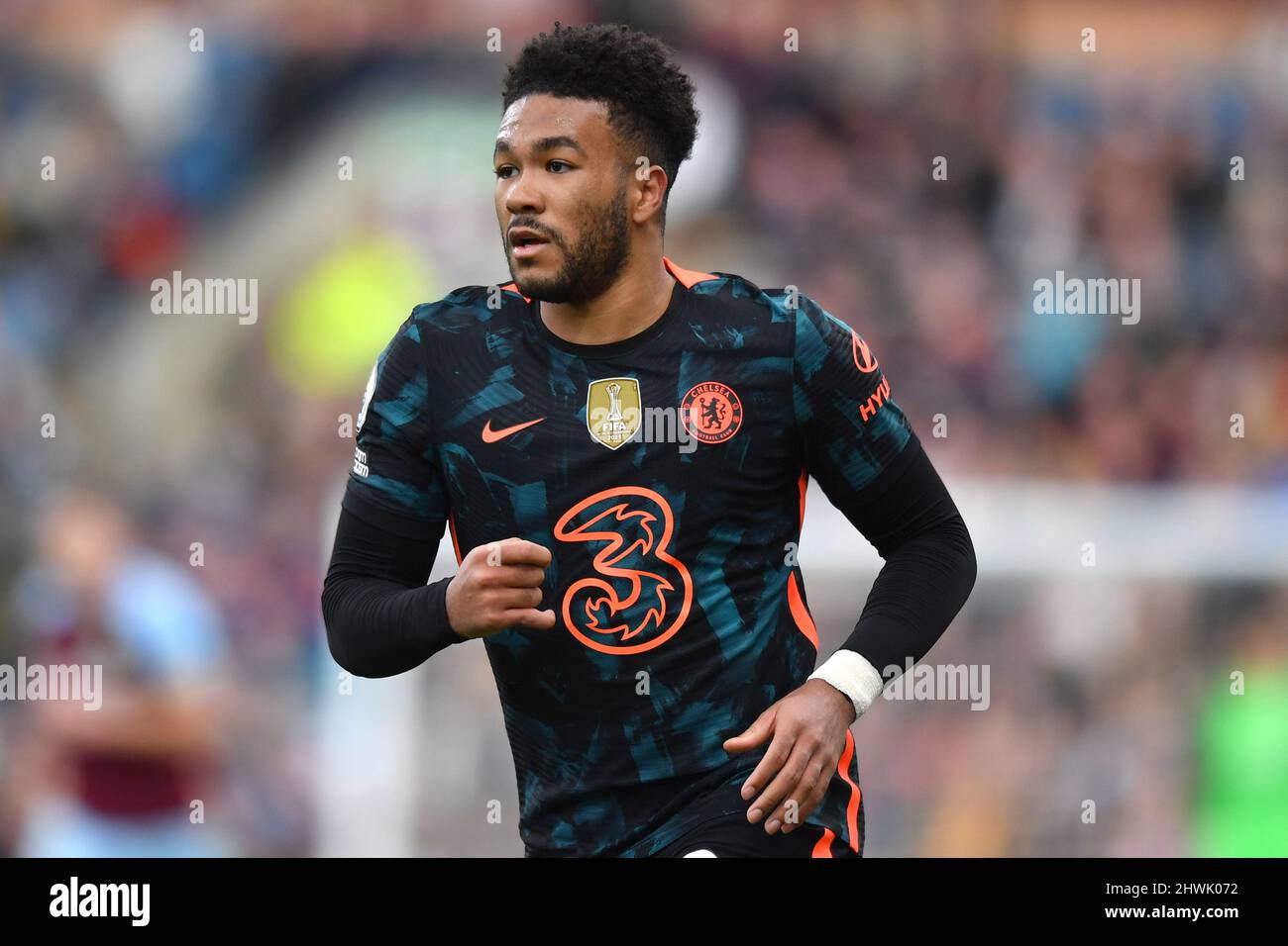 Chelsea’s Reece James during the Premier League match between Burnley ...